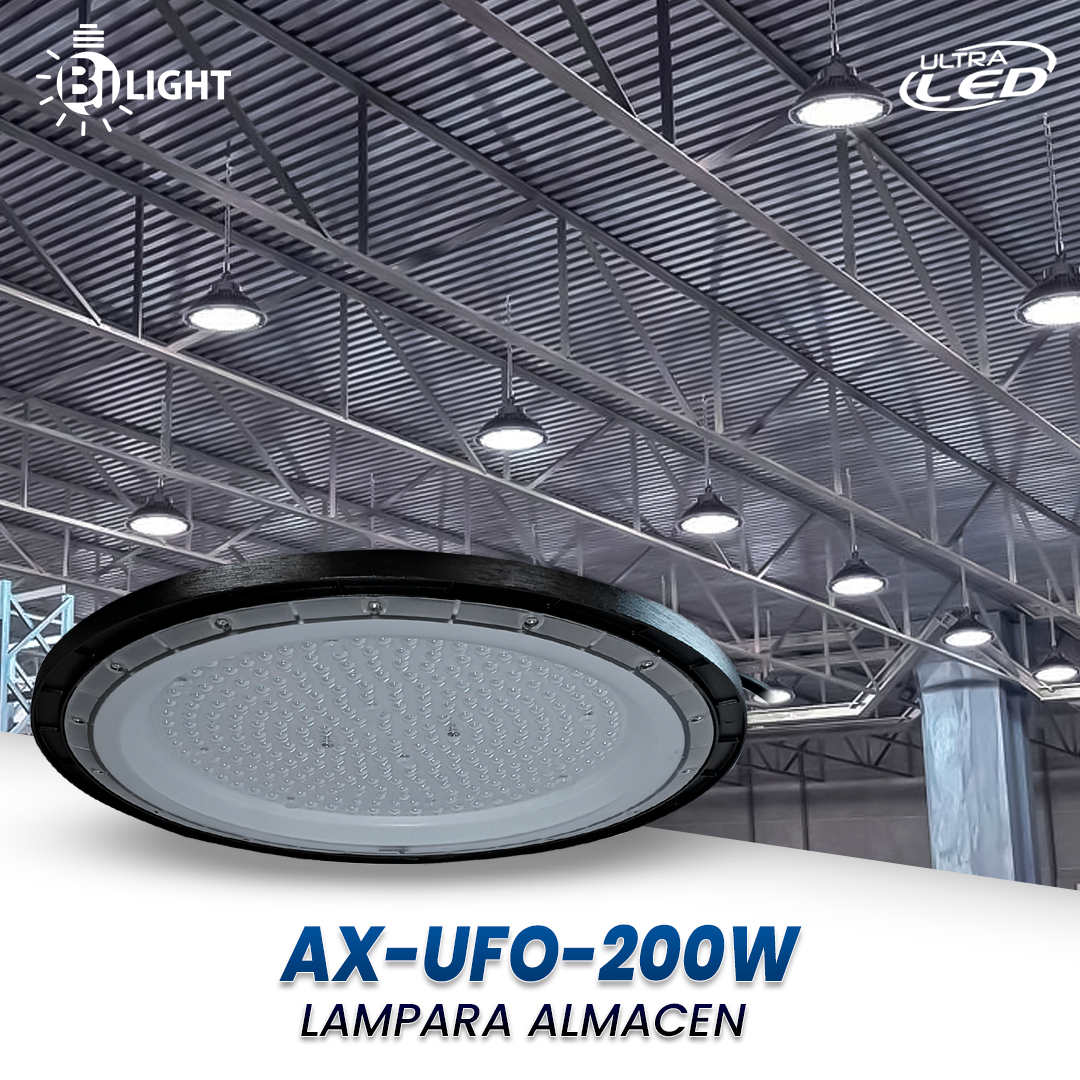 LAMPARA LED UFO DOB 200W LUZ BLANCA (6500K) – GRUPO ULTRA LED